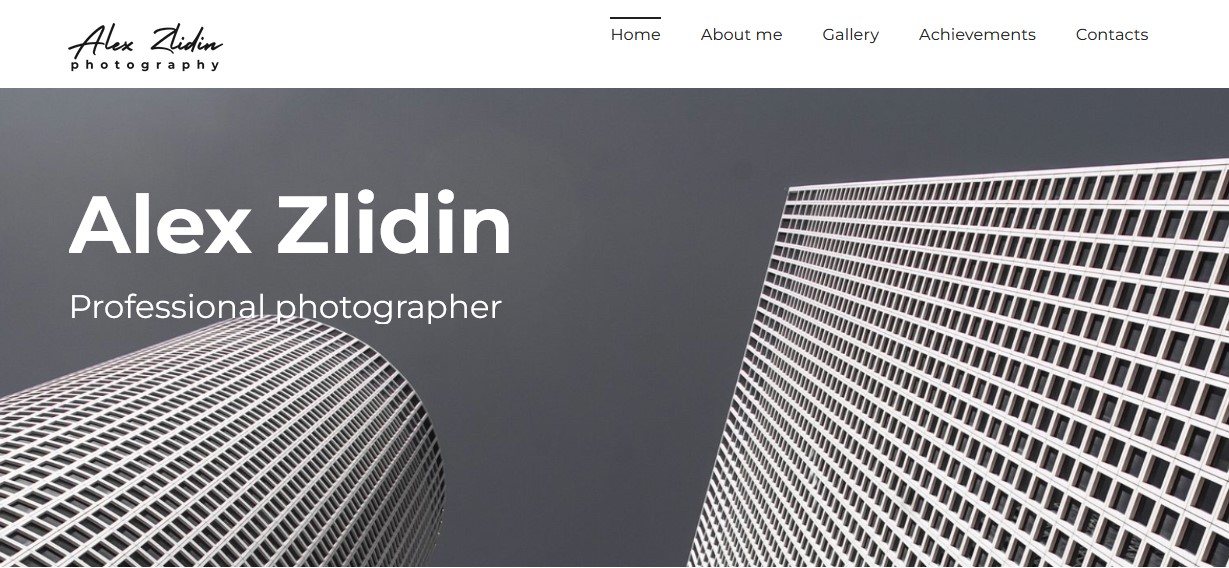 Photographer Alex Zlidin Photographer Alex Zlidin